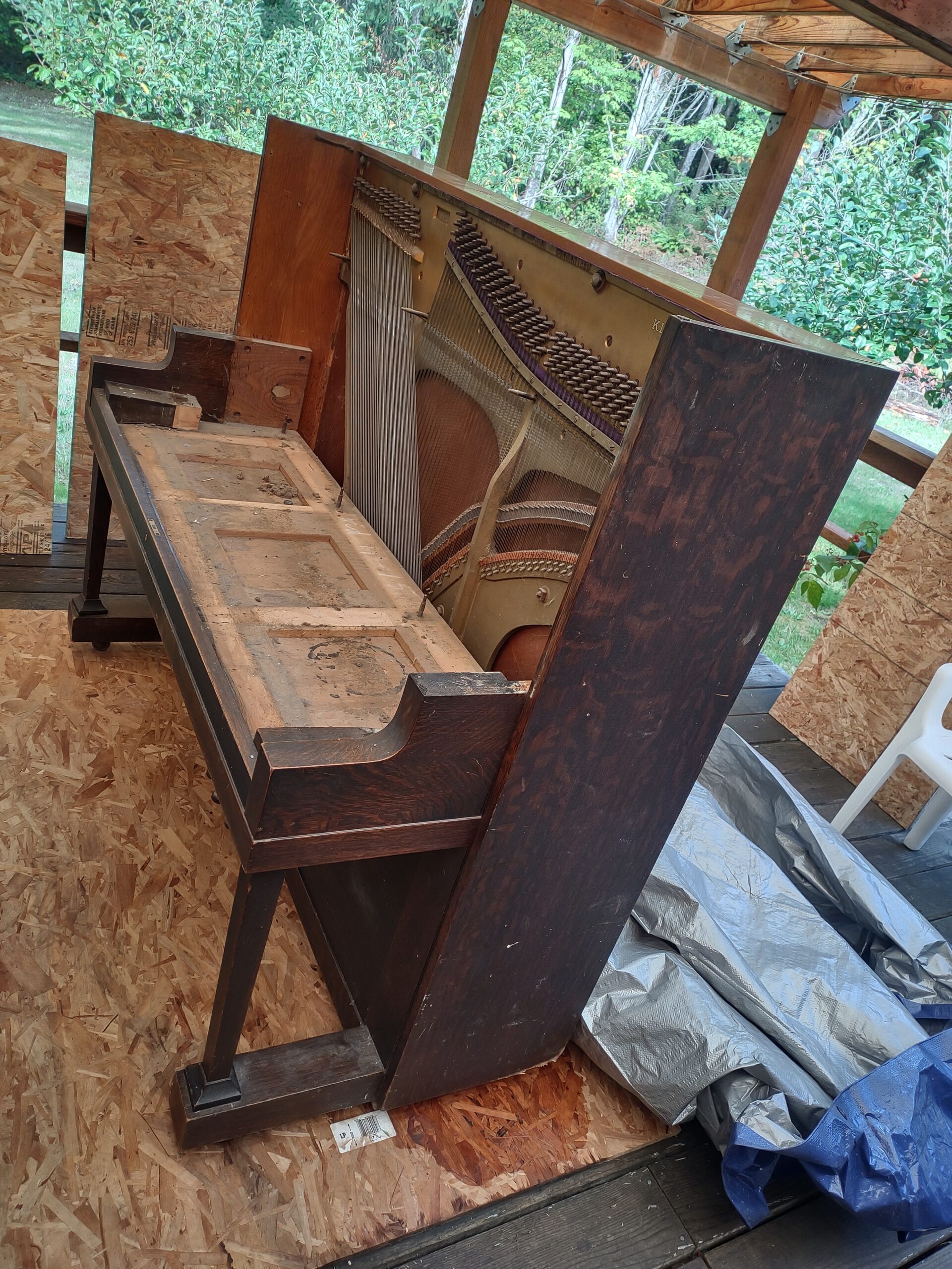 Piano Disassembly Project - Mollie Goddard